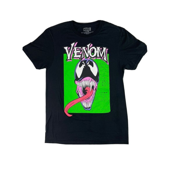 Marvel | Shirts | Marvel Venom Neon Black Short Sleeve Graphic Tshirt ...